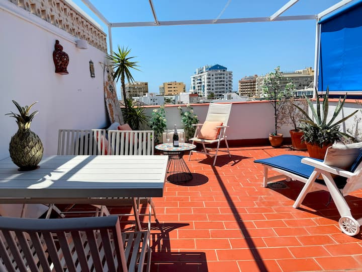 Lovely Duplex Penthouse Apt Rooftop Old Town - Marbella