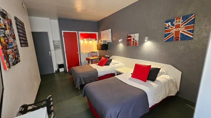 Studio Twin (2 Lits Individuels) - Pontivy