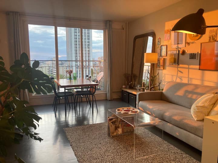 Vue Panoramique Sur Le Canal - París