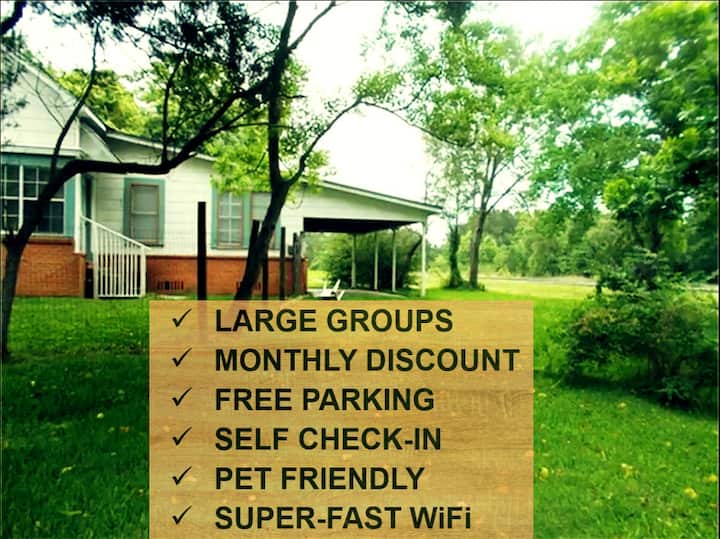 Nice & Spacious House In Silsbee W/ Self Check-in! - Village Creek State Park, Lumberton