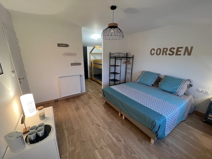 Agréable Chambre Pour 4 Personnes - Le Conquet