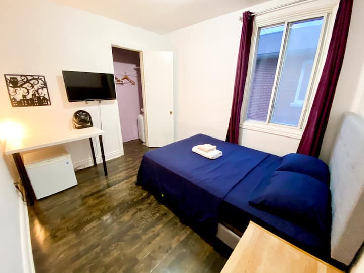 Cozy W/smart Tv, 1 Bus To Udem, Hec, Polytechnique - 몬트리올