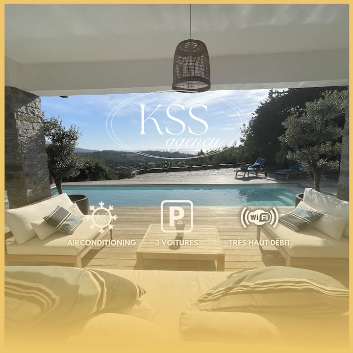 Villa 4* 250m² | Piscine | Parking | Vue Mer - Cavalaire-sur-Mer