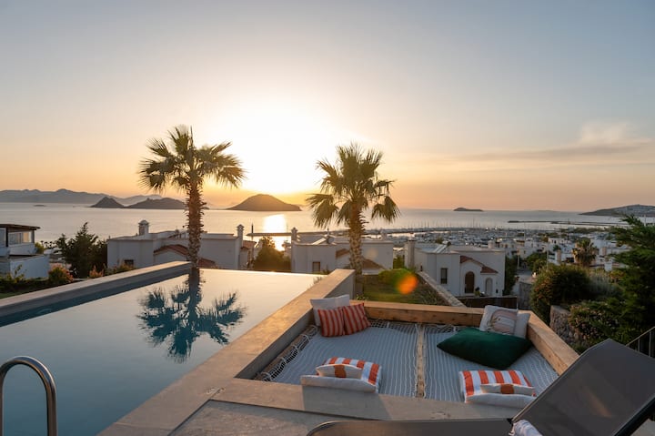 Vistaporta |Private Chef |Fast Wi-fi |Housekeeping - Turgutreis