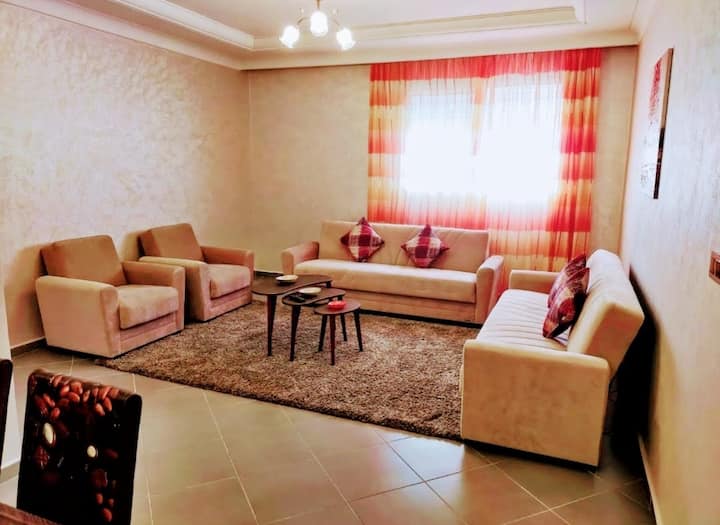 Joli Appartement Ensoleillé, Résidence Sécurisée - Agadir