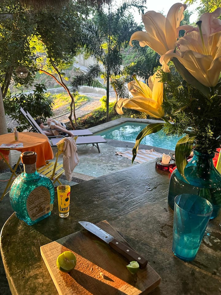 2&2, Ac, Heated, Salt Pool, Long Term Ok - Sayulita