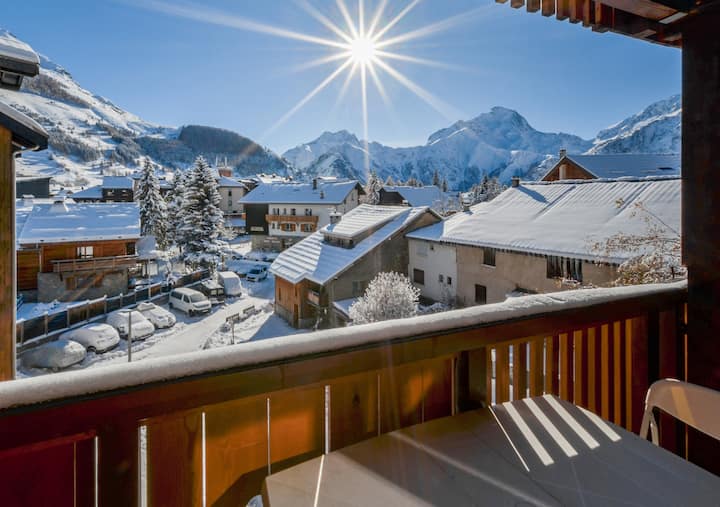 Plaisant Studio Rénové Avec Vue Montagne ! - Les Deux Alpes