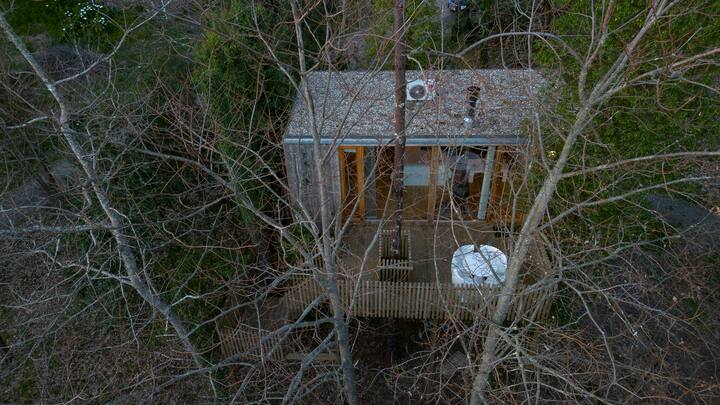 Cabaña En El áRbol Con Jacuzzi - Outes