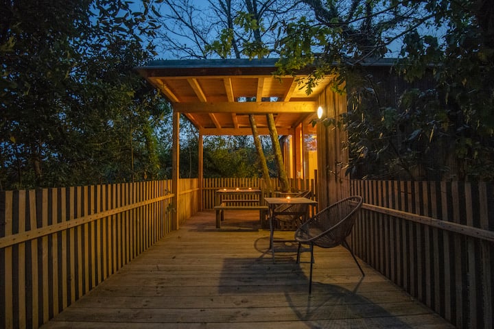 Cabaña Con Vistas Al Valle Y Jacuzzi - Outes