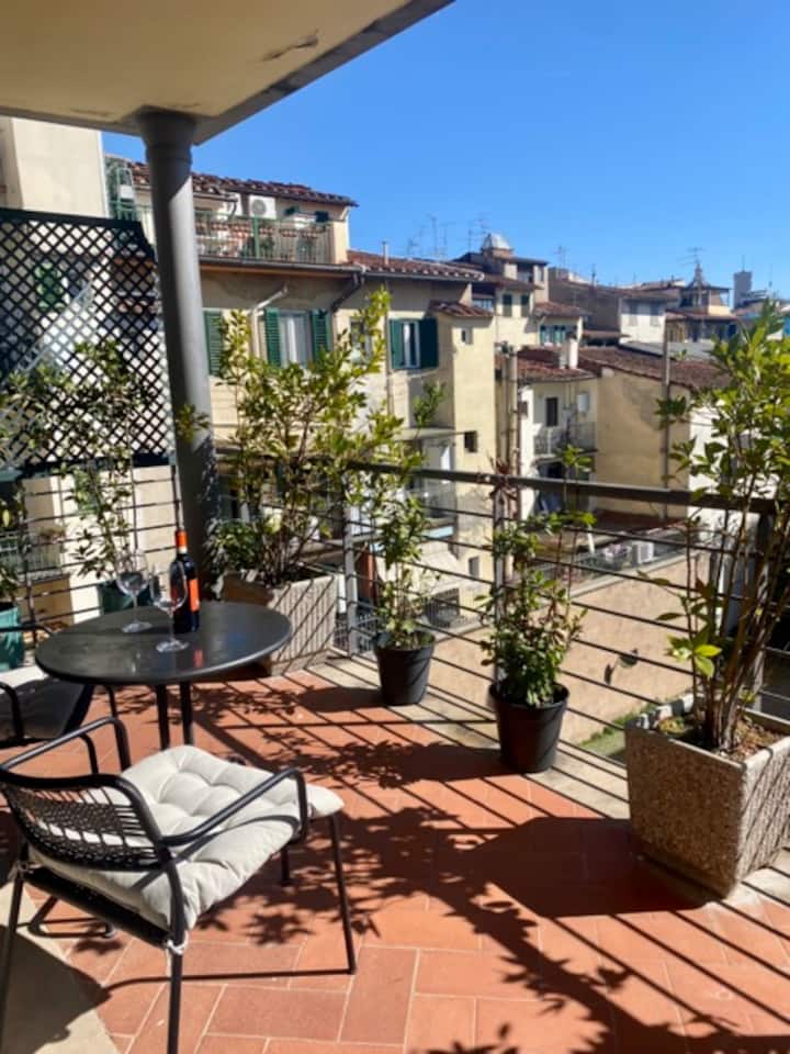 Modern Flat With Terrace Near S.m.n Train Station - Florencia