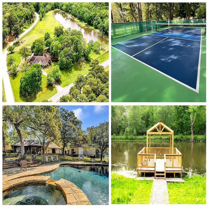 Piece Of Paradise: Pool, Pickleball, Pond, Privacy - Tyler, TX