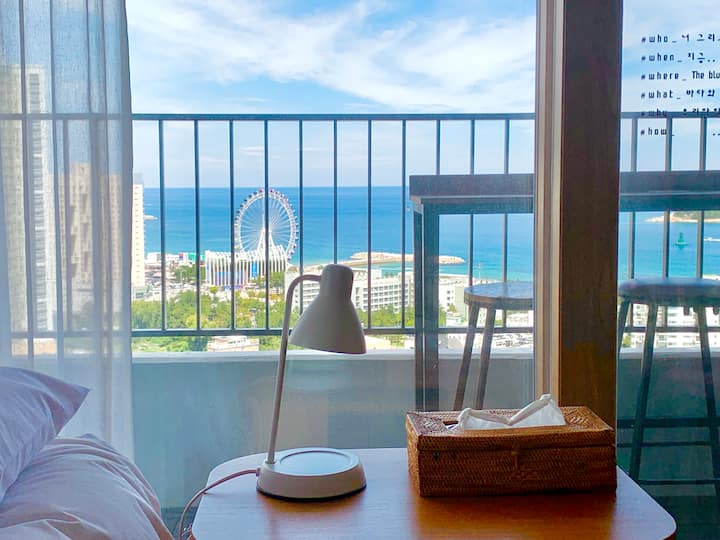 [Anon] 고층 파노라마오션&마운틴•대관람차뷰•오후1시 Check Out•해변 앞•Ott - Sokcho-si