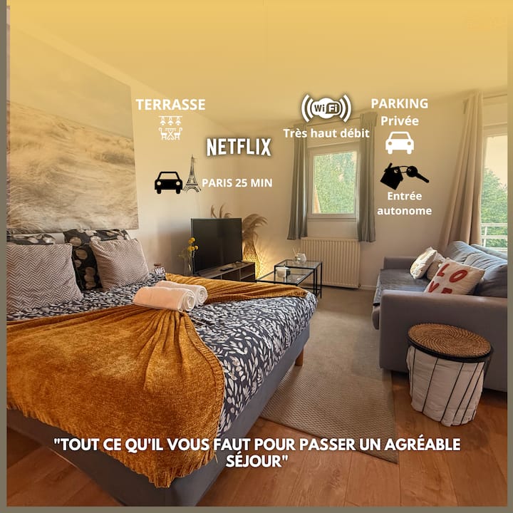 "Les Dunes" Idéal Couple-famille/ Terrasse-wifi - Fresnes