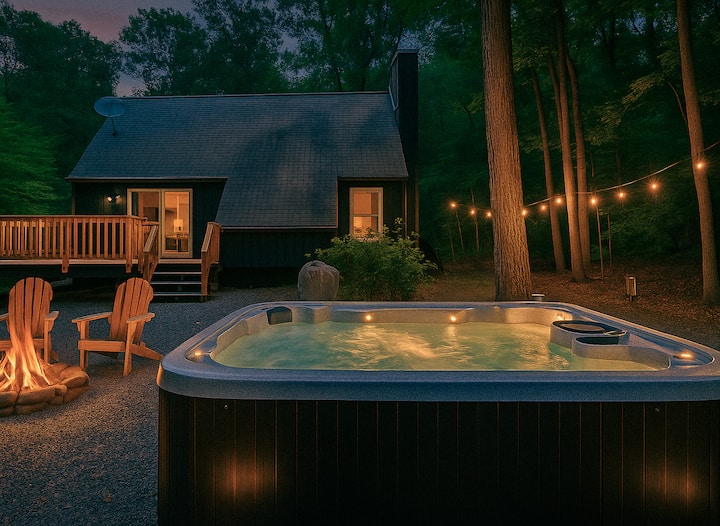 Hyggecabin•starry Nights:hot Tub, Firepit & Movies - Stanley, VA