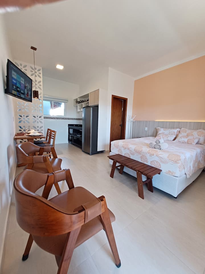 Flat No Itagua Vai A Pé Pra Charmosa Rua Guarani - Ubatuba