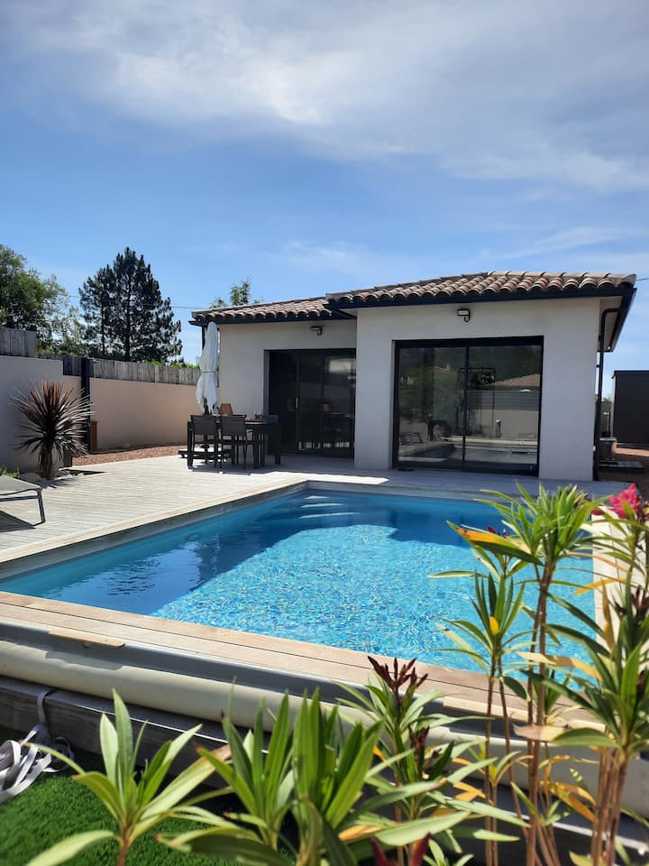 Villa Paradisu Avec Piscine Pour 4 Personnes - Lecci