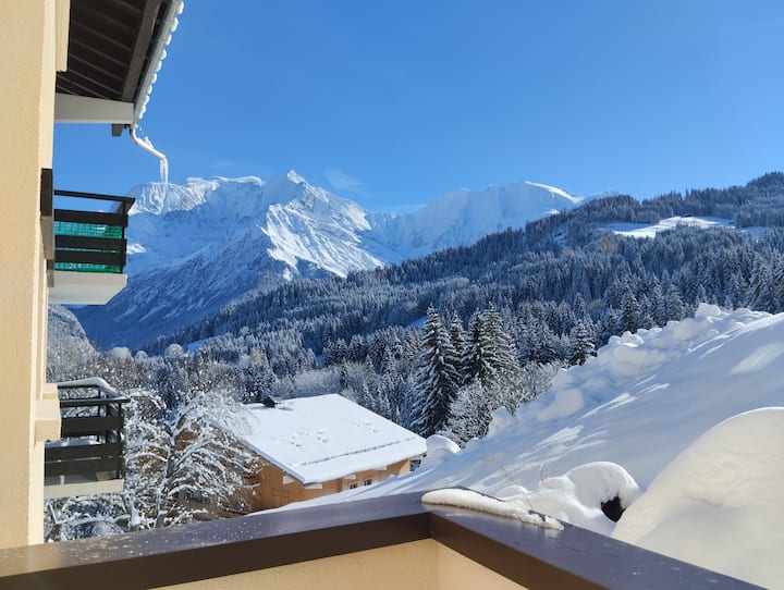 Appartement Avec Vue Mont Blanc, Piscine Et Tennis - Saint-Gervais-les-Bains