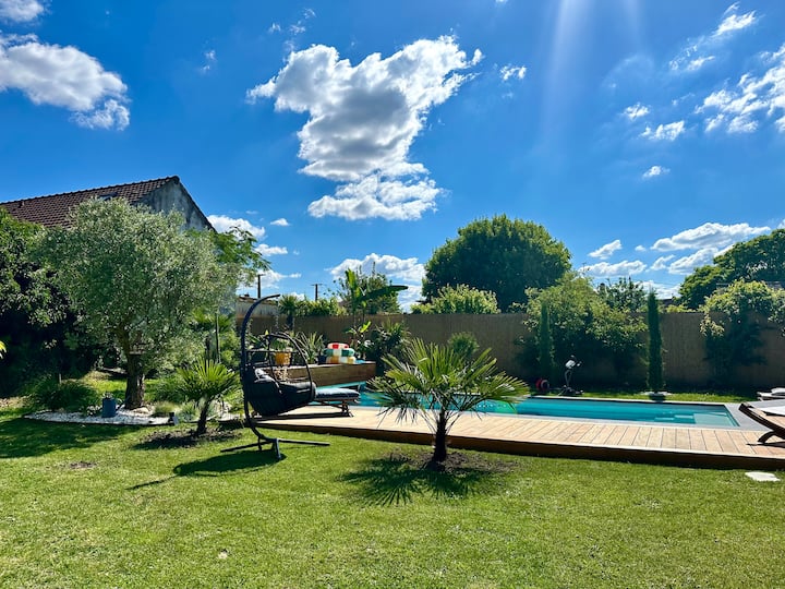 Vert Et Piscine Dans Le Sud De Seine Et Marne - Île-de-France