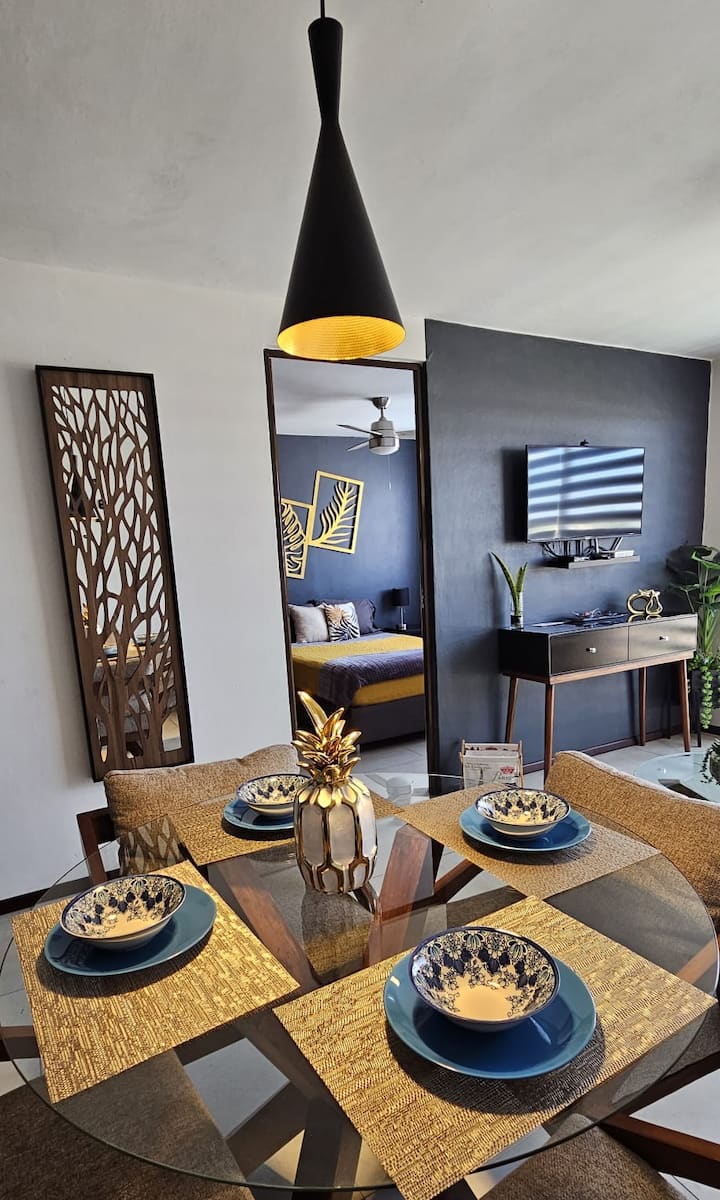 Hermoso Depto. Céntrico+alberca Climatizada+gym - Guadalajara