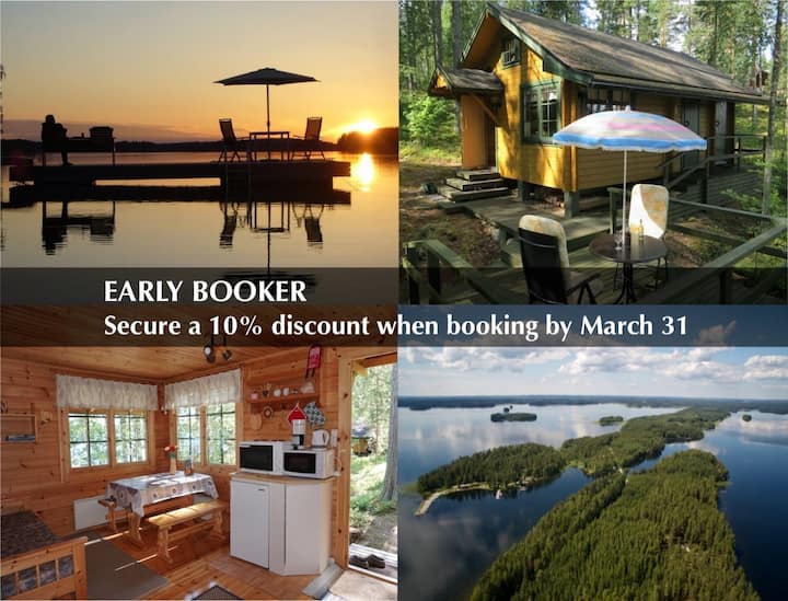 Cute Log Cabin Aitta – 15 M To The Lake - Kerimäki