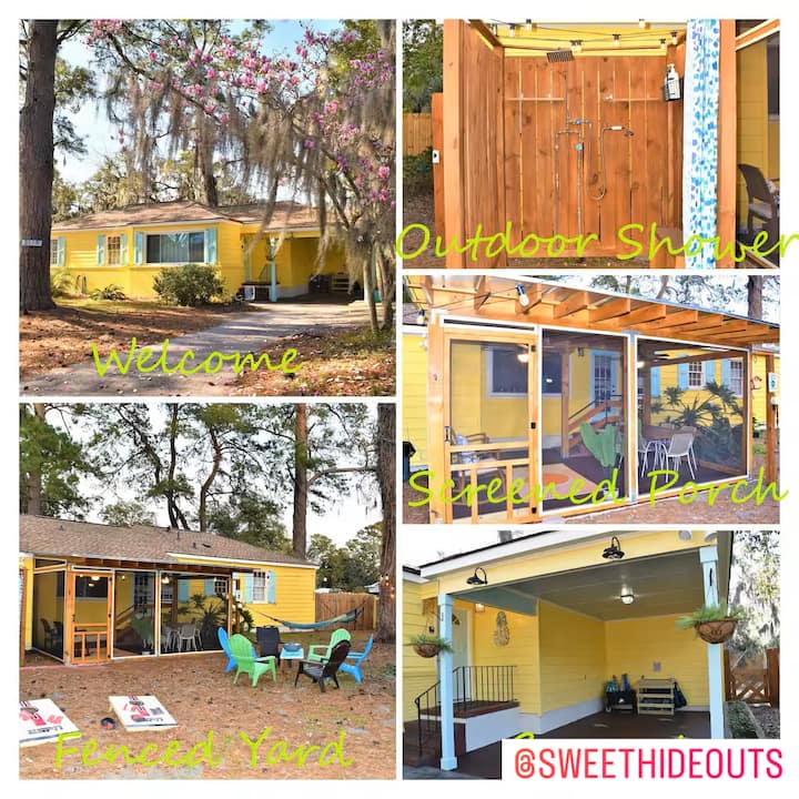 Screened Patio, Fenced Yard, & Pet Friendly! - Savannah, GA