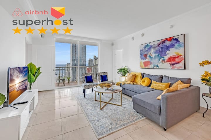 Discount*penthouse*miami*pool*park*sleeps 9*views* - Caribbean