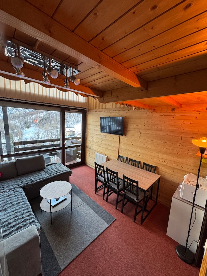 Appart Cosy 6 Pers Plein Sud Proche Pistes Vue Ext - Saint-Sorlin-d'Arves