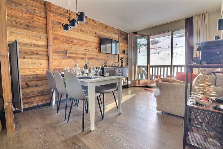 Appart 6 Pers, Skis Aux Pieds, Vue Piste Du Balcon - Valmeinier