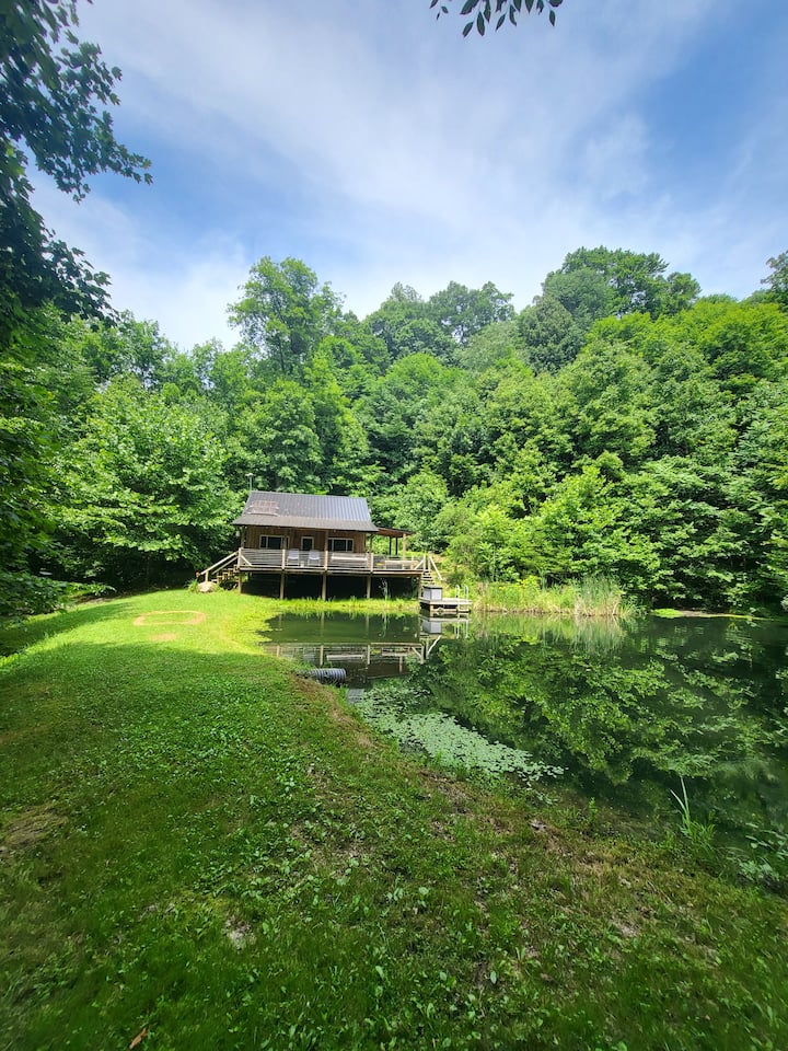 Werry's Rock Farm Off The Grid Cabin In The Woods - 오하이오