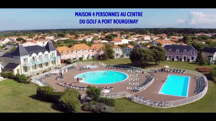 Maison 4 Personnes Dans  Résidence Avec Piscine - Talmont-Saint-Hilaire