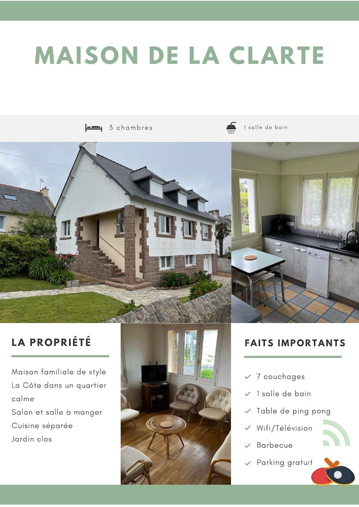 Maison Familiale Proche Des Plages 7p/3ch - Perros-Guirec