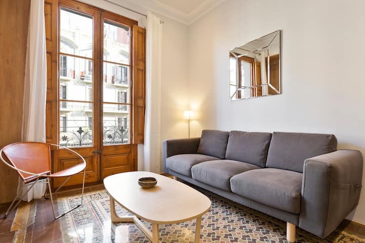 Apt W/ Balcony & Office Room (2 Adults) 23 - Estación de Francia - Barcelona