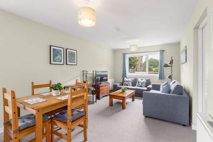 Modern Flat Near Murrayfield Stadium, Sleeps 4 - Édimbourg