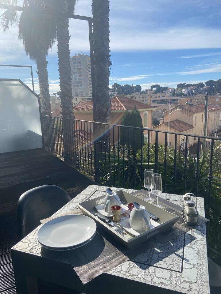 Cinema Room - 4 Personnes - Terrasse - Clim - Wifi - Carry-le-Rouet