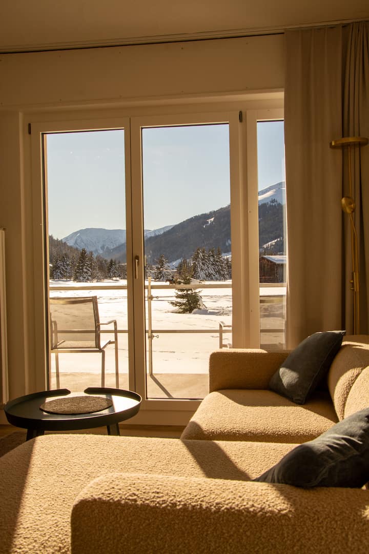 Doppeltes Bergpanorama Studio Im Herzen Von Davos - Davos