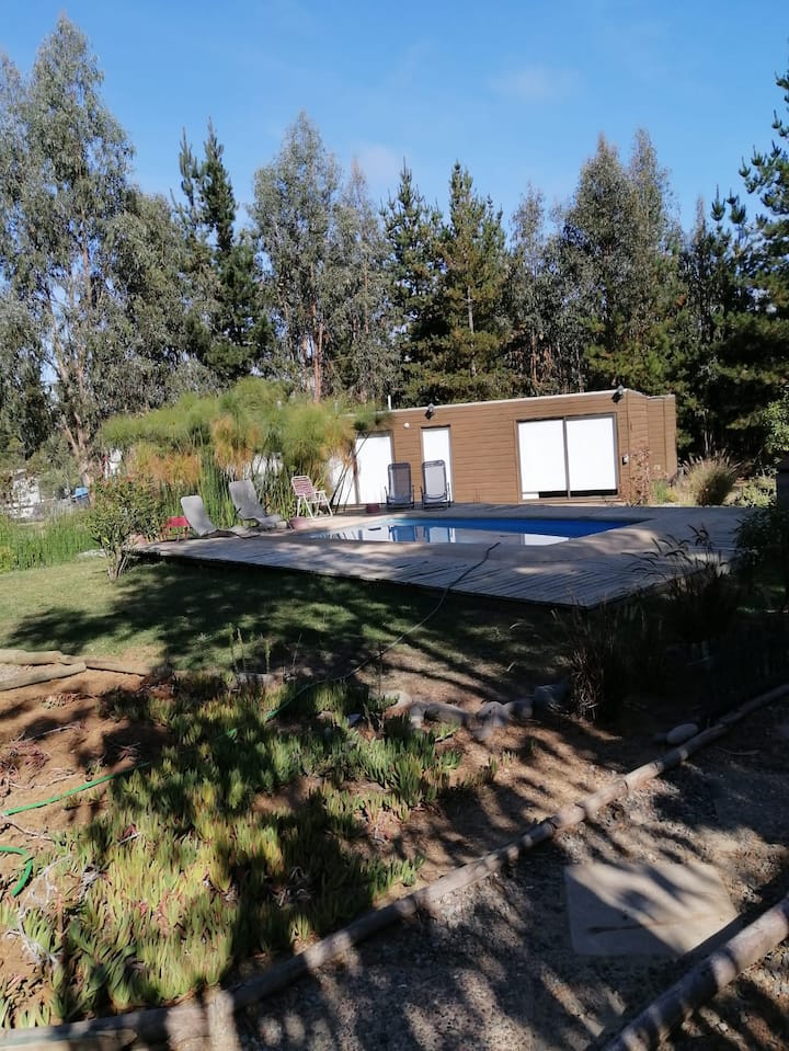 Nice House 2b1b With Pool In Algarrobo - El Quisco