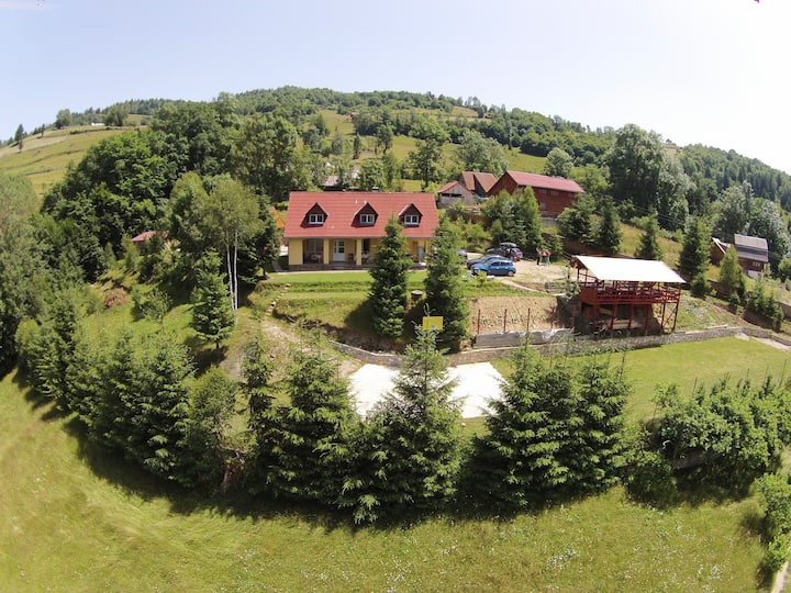 Wooden Villa In The The Mountain-kings Valley - Bucium