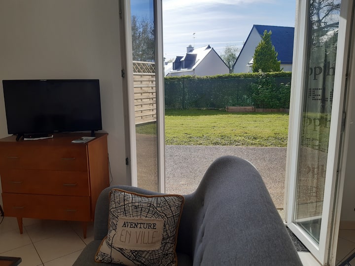 Appartement - Maison Avec Jardin Clos, Au Calme. - Saint-Aubin-du-Cormier