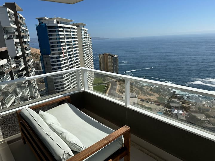 Vista Al Mar, Comodidad Y Descanso En Concón - Concón