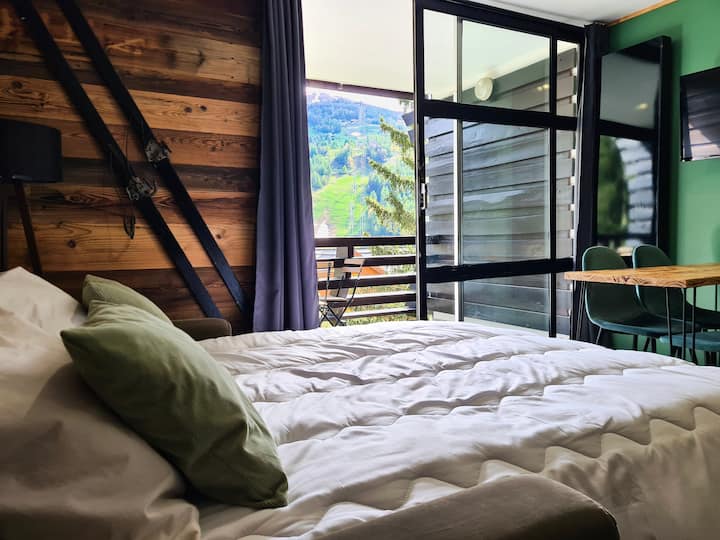 Le Cocon Chaffrelin-proche Pistes-balcon-parking - Chantemerle