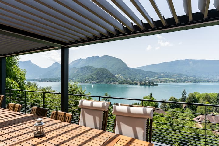 Villa Entiere, 15p, 5mn Pied Du Lac, Vue Jardin - Lake Annecy