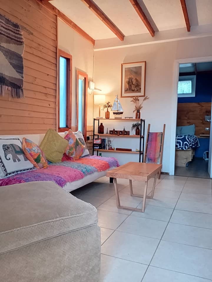 Acogedora Cabaña Con Hot Tub A Pasos Del Mar - Pichilemu