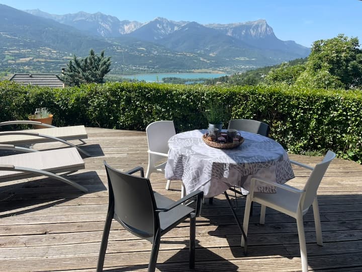 Vue A 360 Sur Lac Et Montagne - Embrun