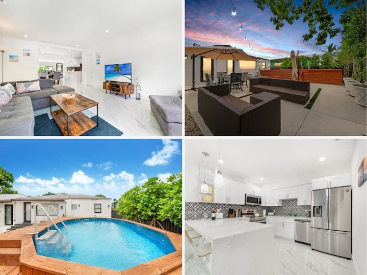 Silver Bluff Private Luxury Home 3beds 2baths-pool - Miami