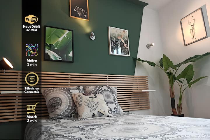 ❇️ Studio Cosy " Green " - Lille
