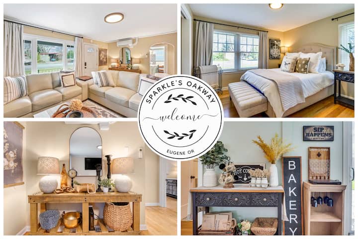 Luxe Cozy Home • Walk To Autzen, Uo & Oakway Mall! - Eugene, OR