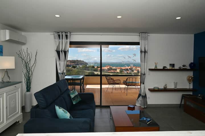 Appartement De Standing-vue Imprenable Sur Mer - Collioure