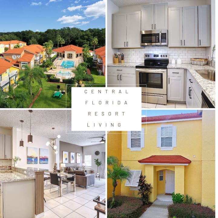 Stylish 3 Bedroom Townhome With Resort Amenities - Kissimmee, FL