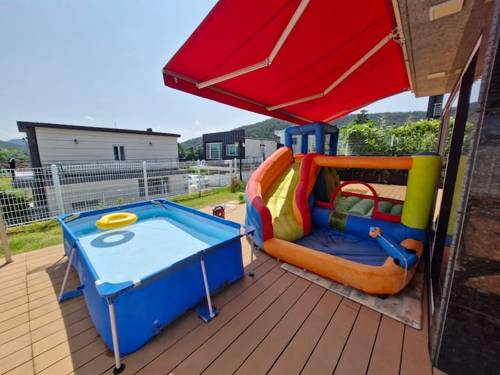 거제도 가족단체/ 바다전망/키즈가족/가족단체환영/거제한화리조트근처/매미성근처 - Geoje-si