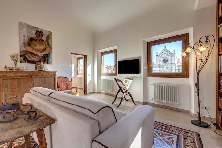 Consul's House 1 With A View Of Piazza Santa Croce - Florenz